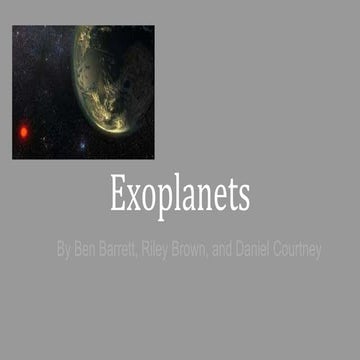 Exoplanets | PPTX
