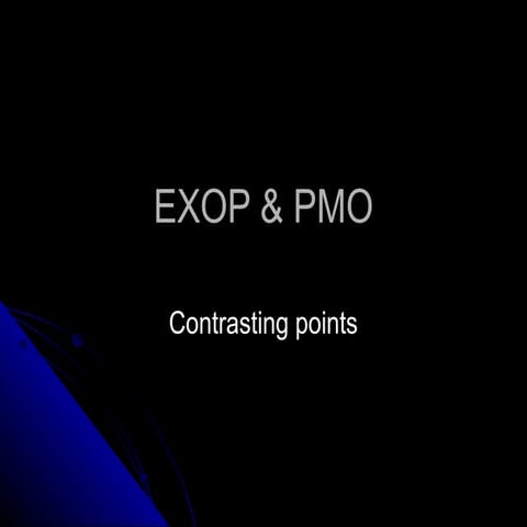 Exop & pmo2 | PPT