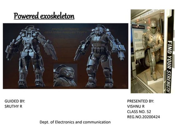 Exoskeleton | PPTX | Robotics | Technology & Computing