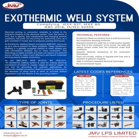 Get reliable solution in half the time with exothermic welding process ...