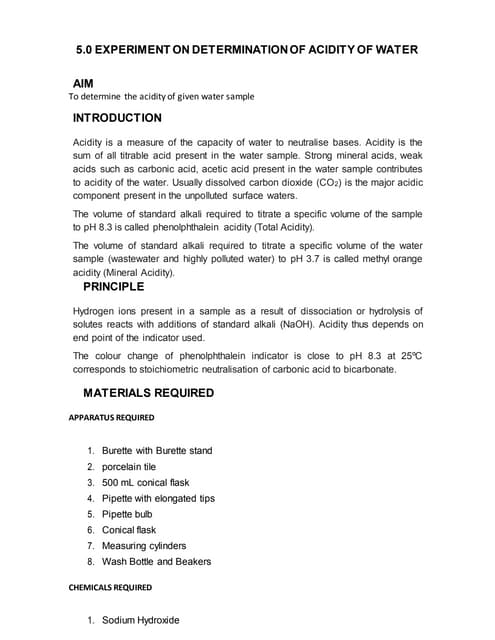 Phenate method of ammonia | DOCX
