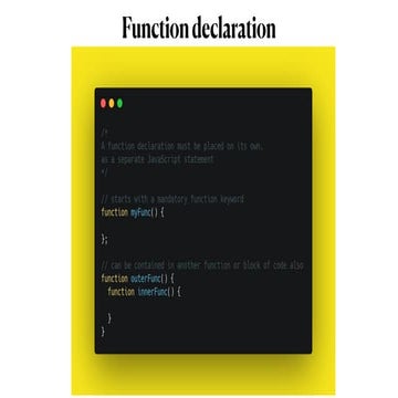 Function Expression And Declaration In Javascript
