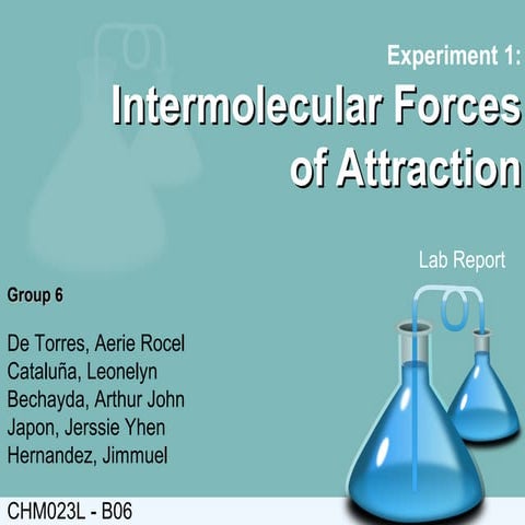 Group 6 Exp.1 IMFA | PPT