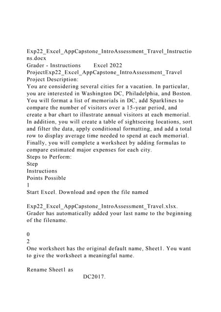 USING MICROSOFT EXCEL 2016 Independent Project 6-5 (Mac 2016) | PDF