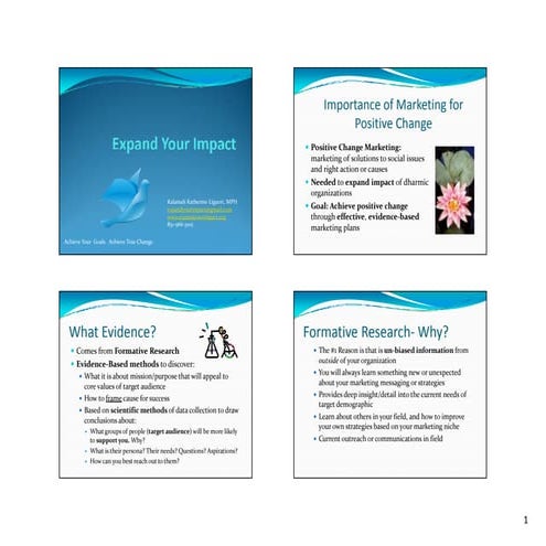 Positive Change Marketing | PPT