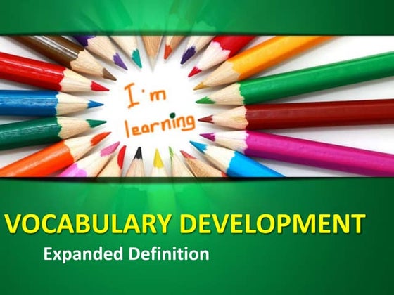Expanded Definition English 10 ......... | PPT