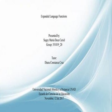 Expanded language functions | PPT