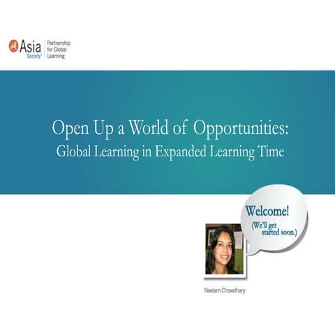 Global Learning in Expanded Learning Time | PPTX | Professional School ...
