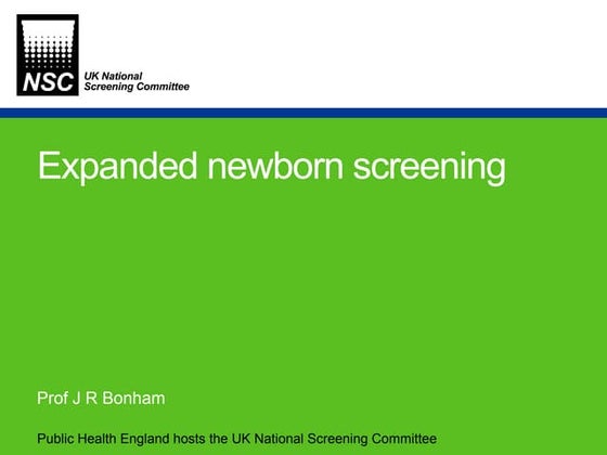 Newborn screening | PPT