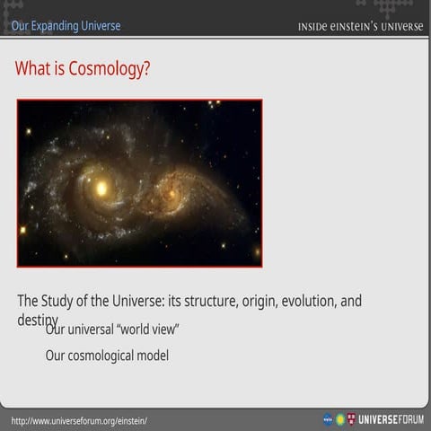 ExpandingUniverse across the cosmos and beyond | PPT
