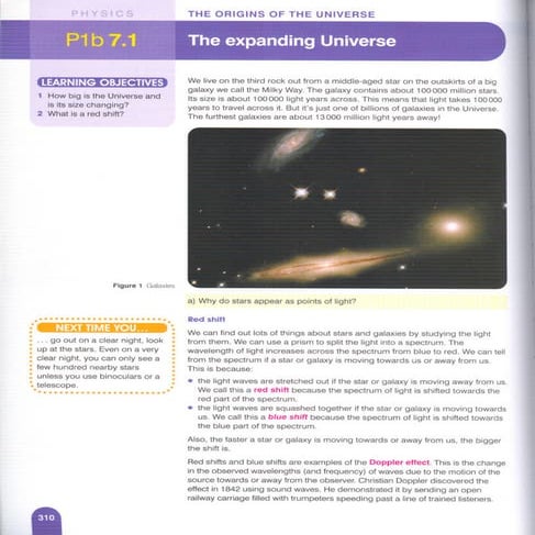 Expanding universe and big bang unit 1 cmc | PDF
