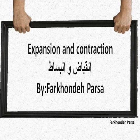 Expansion and contraction | PPTX