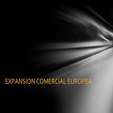 Expansion comercial europea siglo xv | PPT