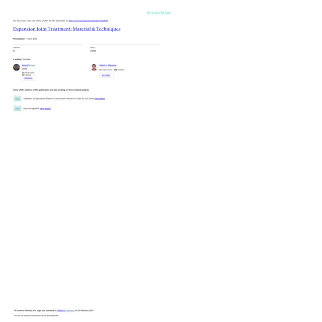 Expansion.....Joint....Treatment....pptx