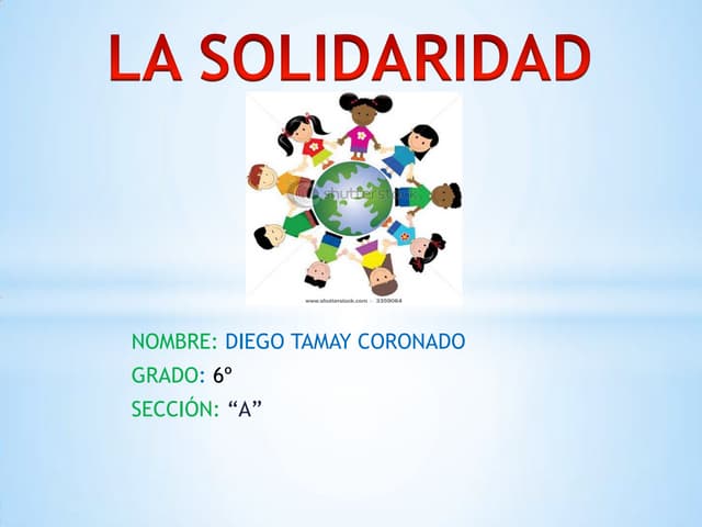 Que Es Solidaridad