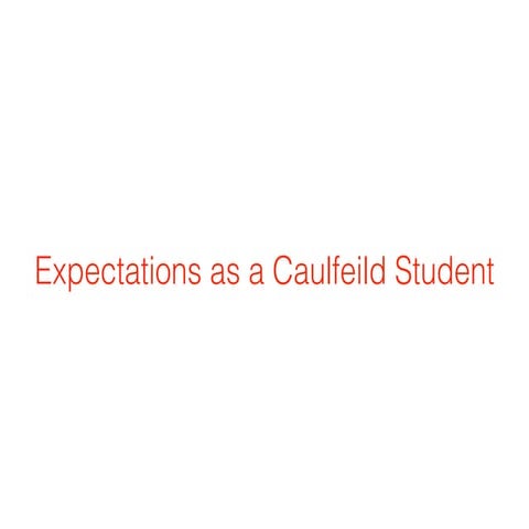 Expectations | PPT