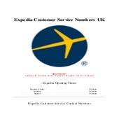 Expedia customer service numbers uk