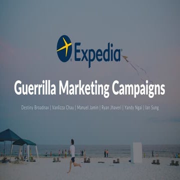Expedia Guerrilla Marketing Case Study | PDF | Marketing and ...