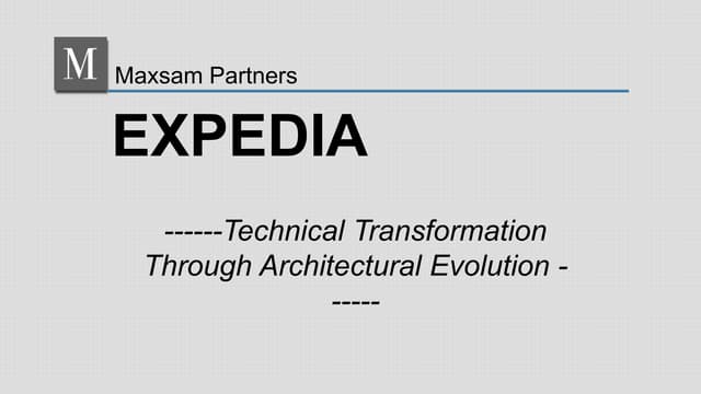 Expedia hotel view: overview | PPTX