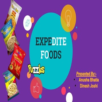 Expedite foods | PPT
