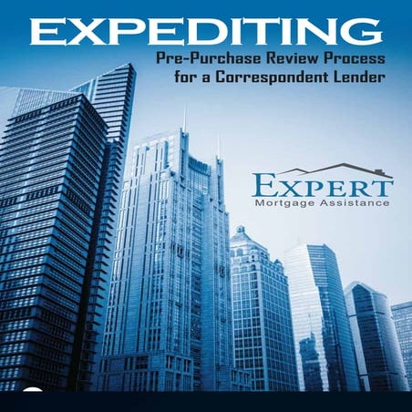 Mortgage Pre-Purchase Review Process for Residential Mortgage Lender | PDF