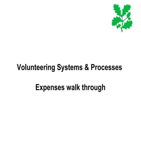 Vol S&P - Expenses walk thru sept v1 | PPT