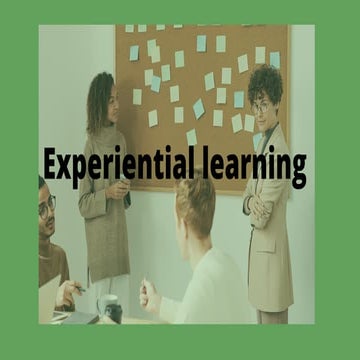 Experential learning | PDF