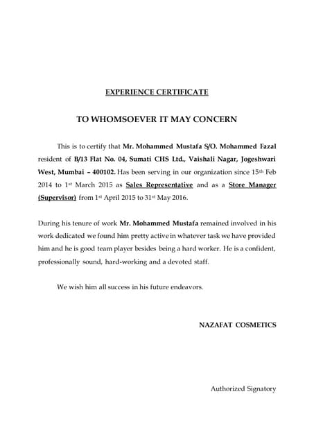 Exp. certificate_Tema | PDF