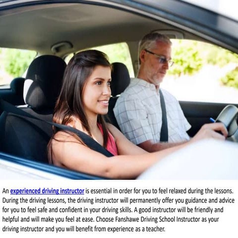 Experienced driving instructor | PDF