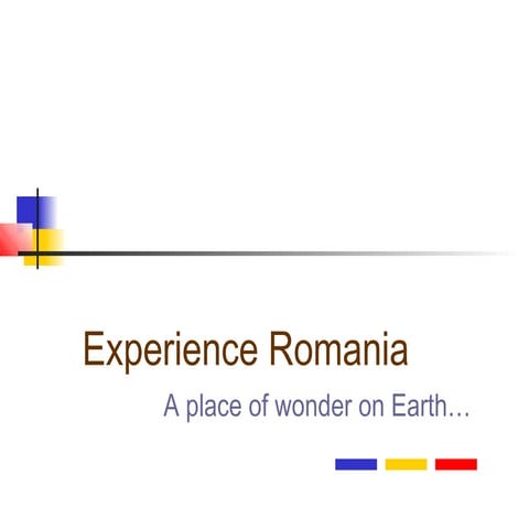 Romania trip brochure | PDF