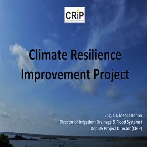Climate Resilience Improvement Project | PPTX