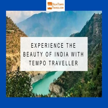 Comprehensive Tempo Traveller Rental Services in Delhi with Pricing ...
