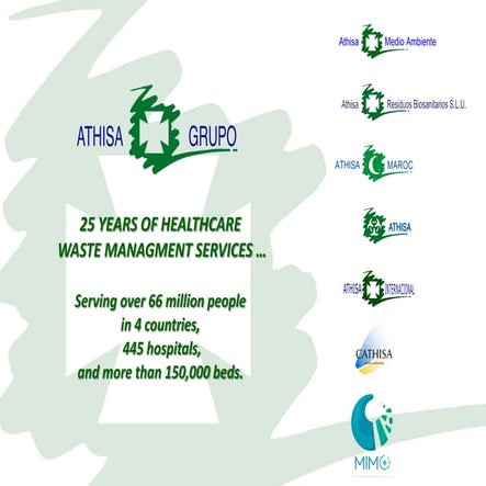 Athisa Group Experience Healthcare Waste Management | PDF