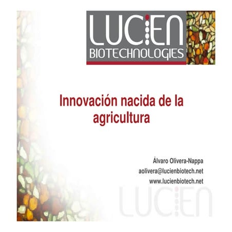 Experiencia Pi Lucien Biotechnologies A. Olivera | PDF