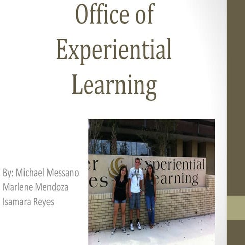 Experiential learning | PPT