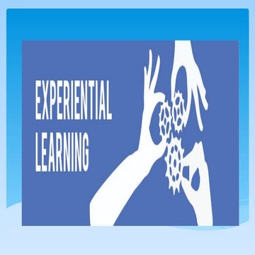 Experiential Learning & ACTIVE LEARNING, | PPTX