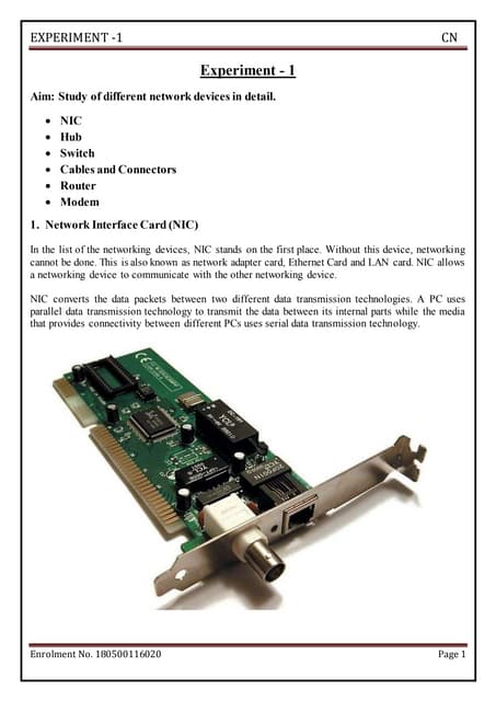 Experiment no. 1,2 and assignment no.1 cn | PDF | Computer Networking | Computing