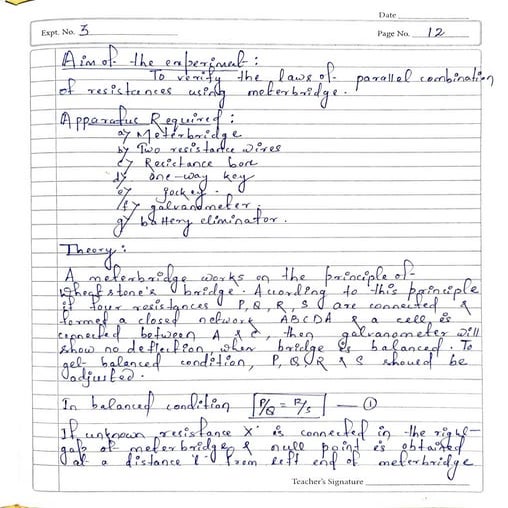 Experiment 3 - Meterbridge parallel.pdf class 12 | PDF