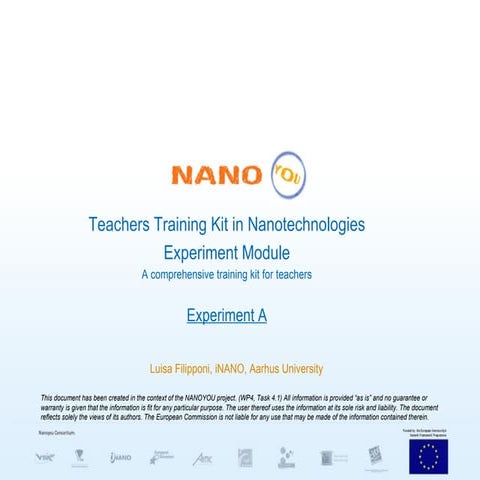 Experiment with natural nanomaterials - nanotechnology | PPT