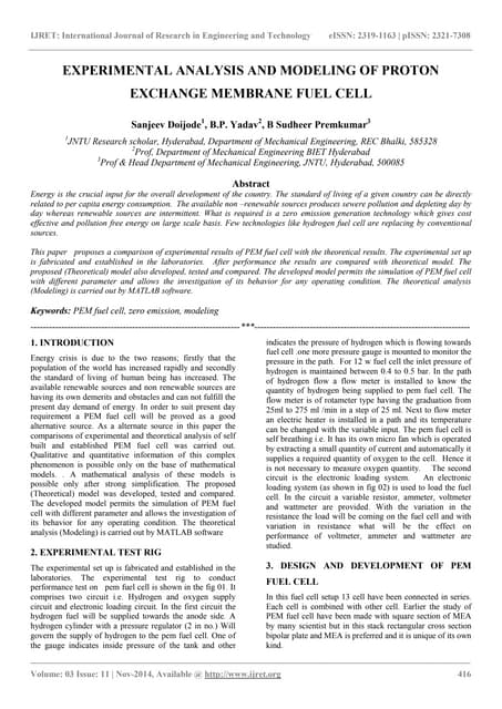 Cooling Technique of PEM fuel cell.pptx | Chemistry | Science