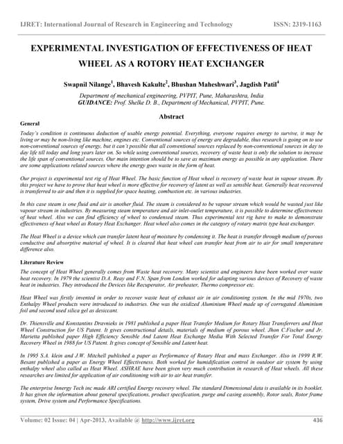 Waste heat recovery | PPTX