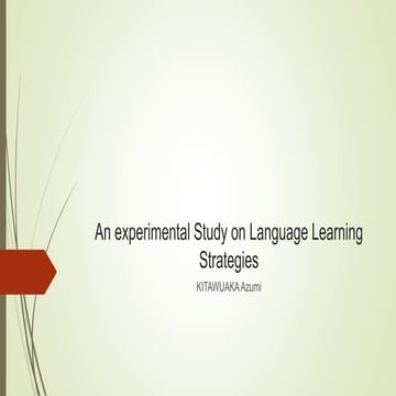 Experimental research | PPTX