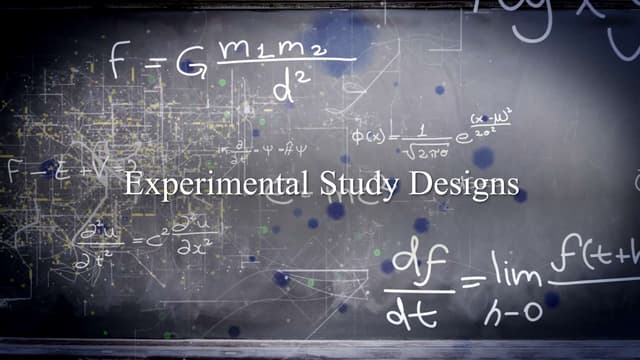 Observational study design | PPTX