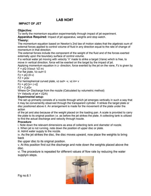 Mechanical Engineering-Fluid mechanics-impact of jets | PDF | Physics ...