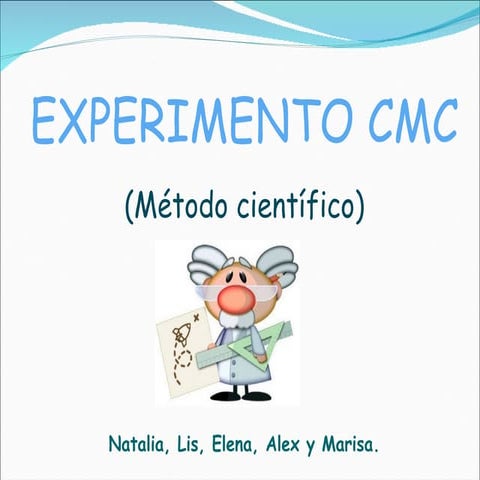 El experimento y el método científico | PPT