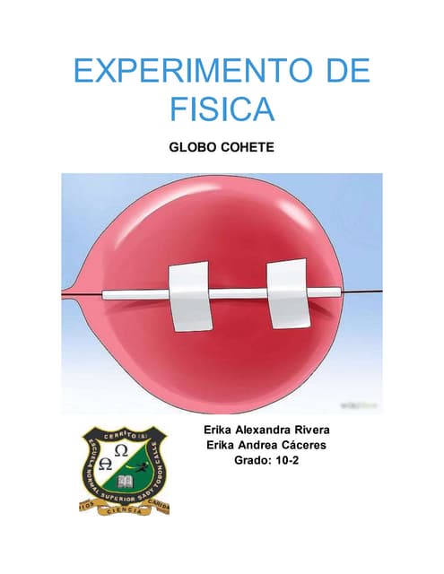 Experimento del globo cohete | PPT