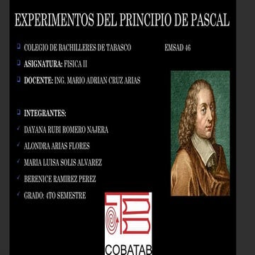 EXPERIMENTOS DEL PRINCIPIO DE PASCAL.pptx