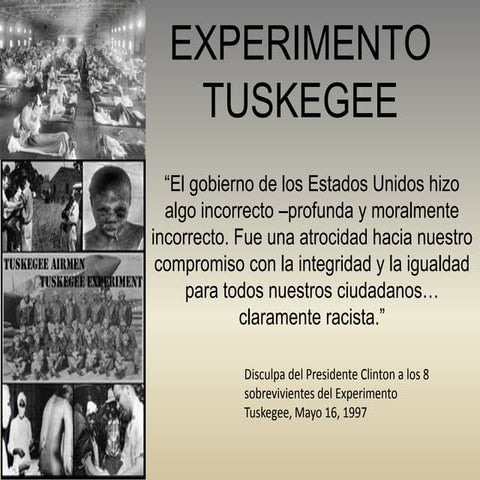 Experimento Tuskegee | PPTX