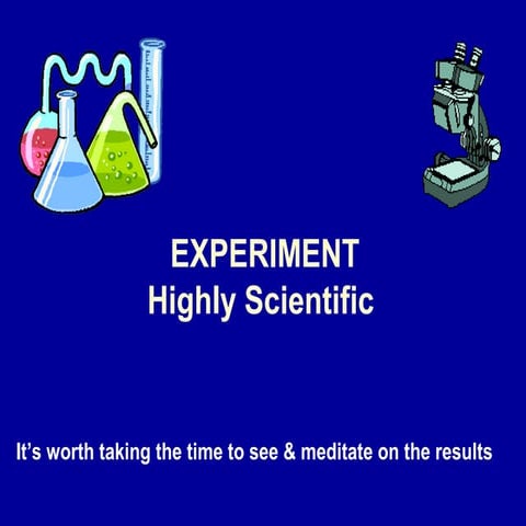 Experiments | PPS | Chemistry | Science