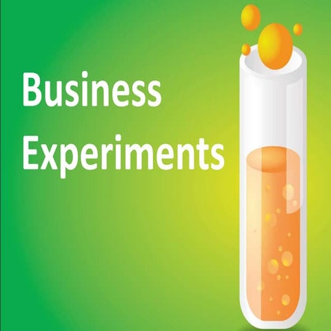Business Experiments | PPT